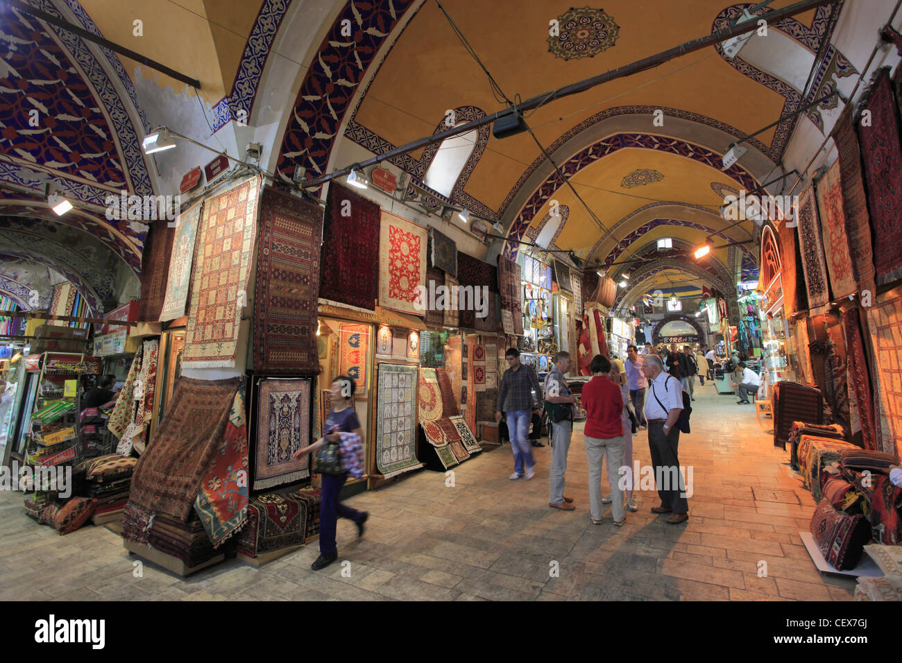 Turkey; Istanbul; Grand Bazaar, shops, people Stock Photo - Alamy