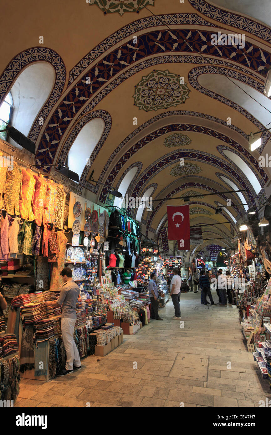 Turkey; Istanbul; Grand Bazaar, shops, people Stock Photo - Alamy