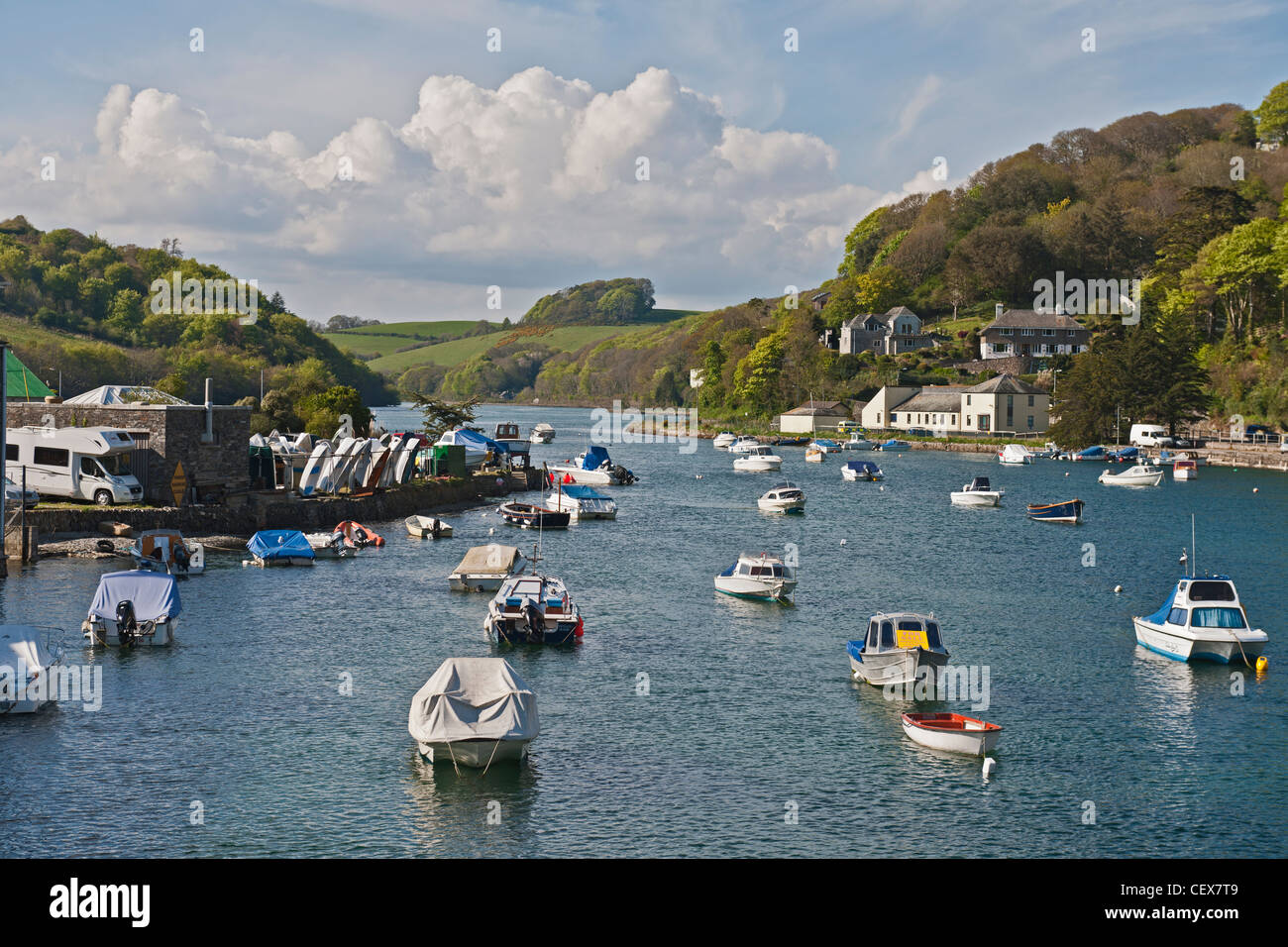 Looe, Looe Harbour, Cornwall, Great Britain, UK Stock Photo - Alamy