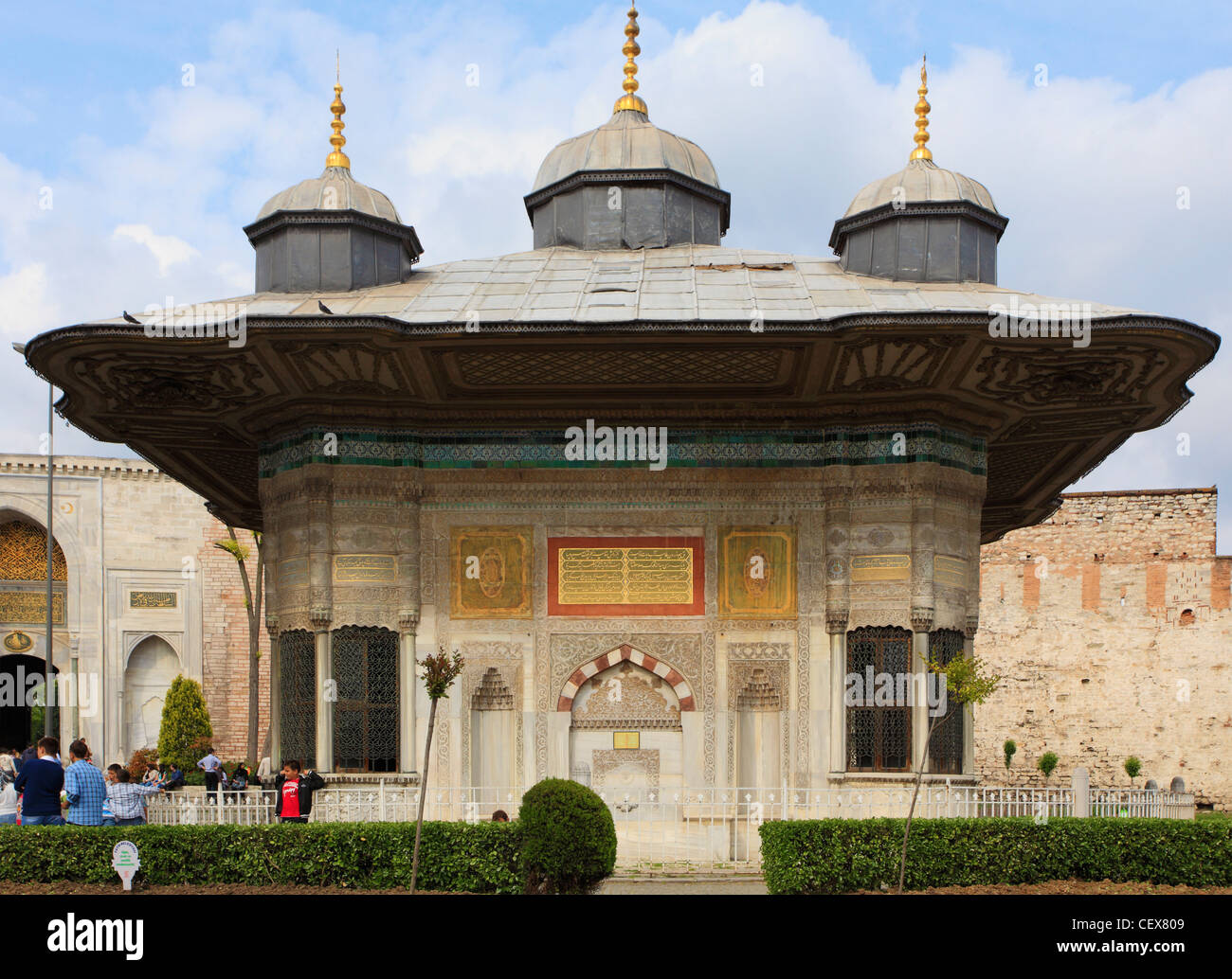 Turkey; Istanbul; Sultan Ahmet III Fountain Stock Photo - Alamy
