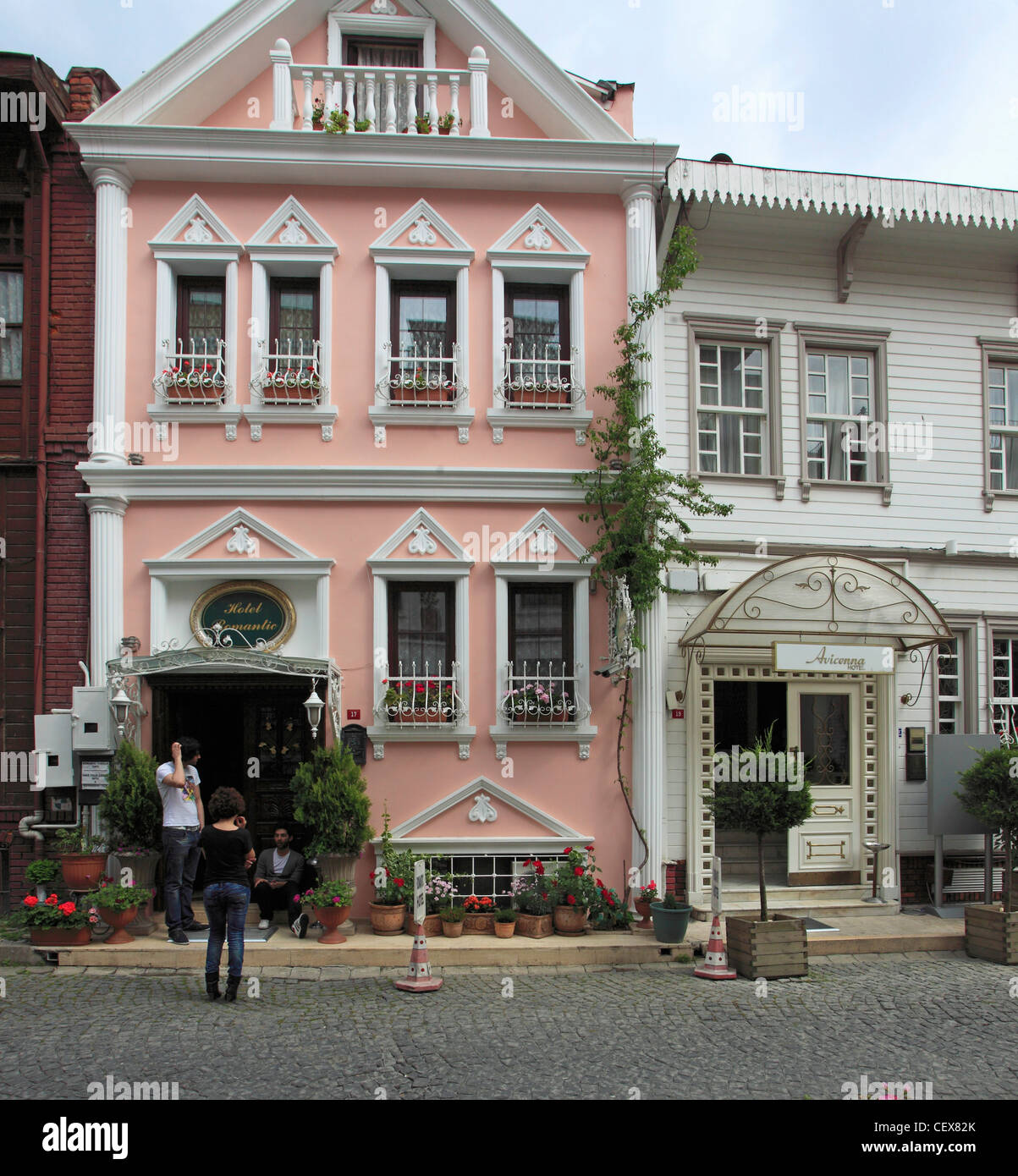 Turkey; Istanbul; Sultanahmet, traditional, style, house Stock Photo ...
