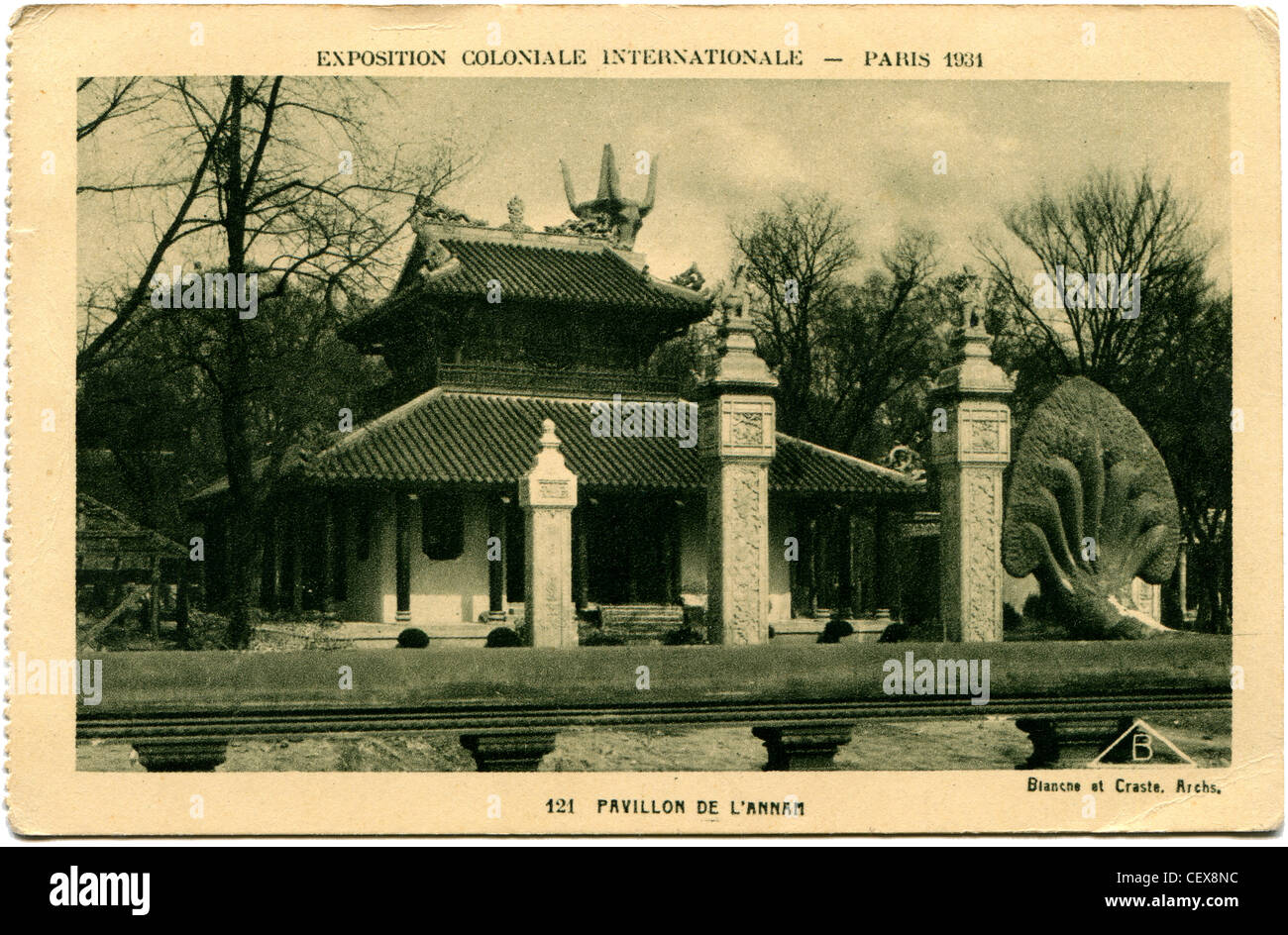 Annam postcard hi-res stock photography and images - Alamy