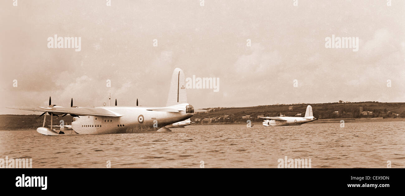 Short sunderland flying boat in hi-res stock photography and images - Alamy