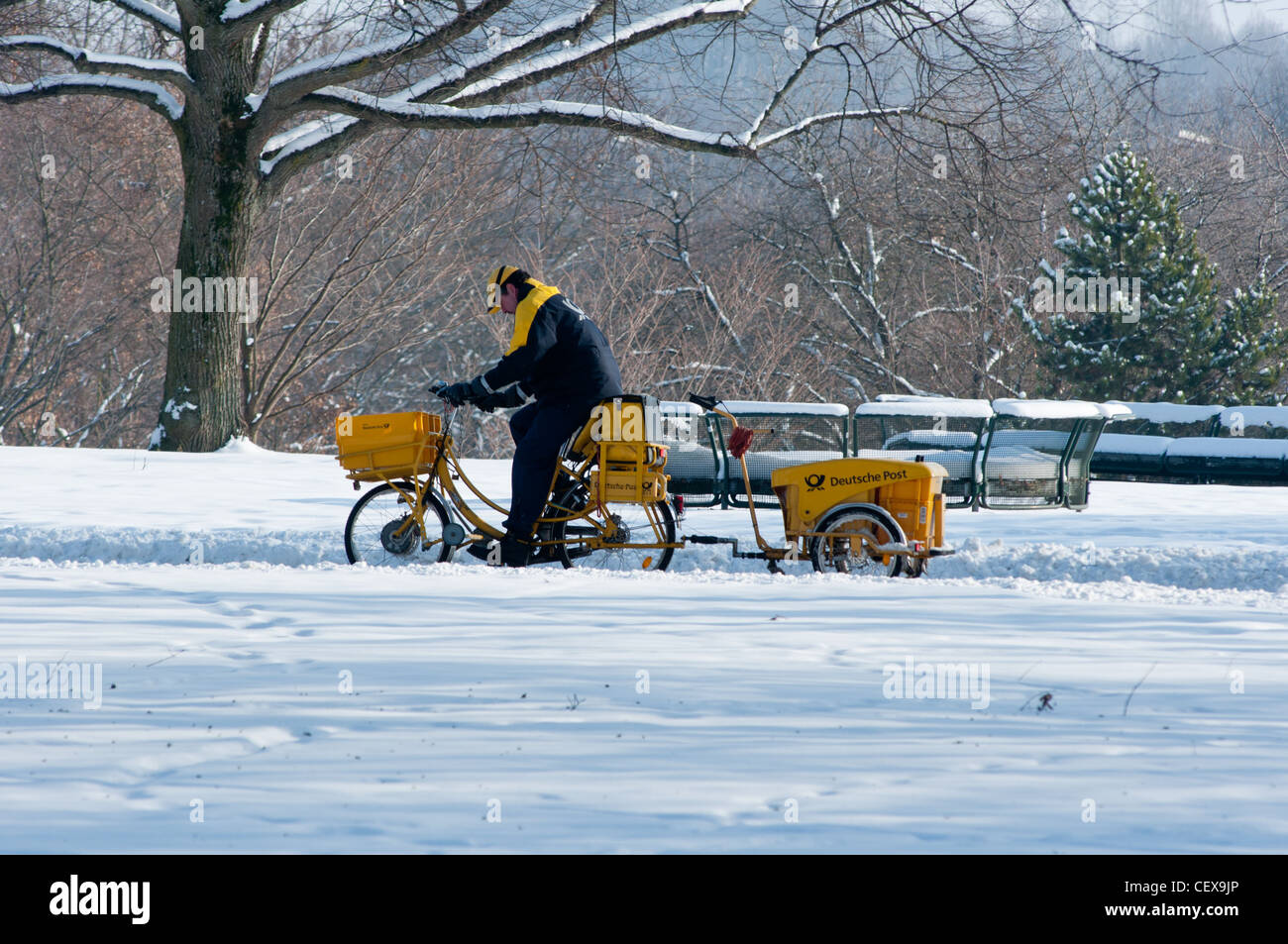Postman bike hi-res stock photography and images - Alamy