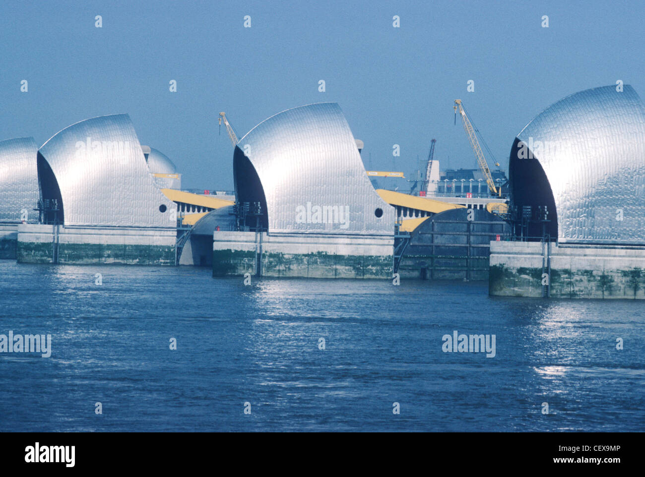 Thames Flood Barrier protection barriers River Thames London English ...
