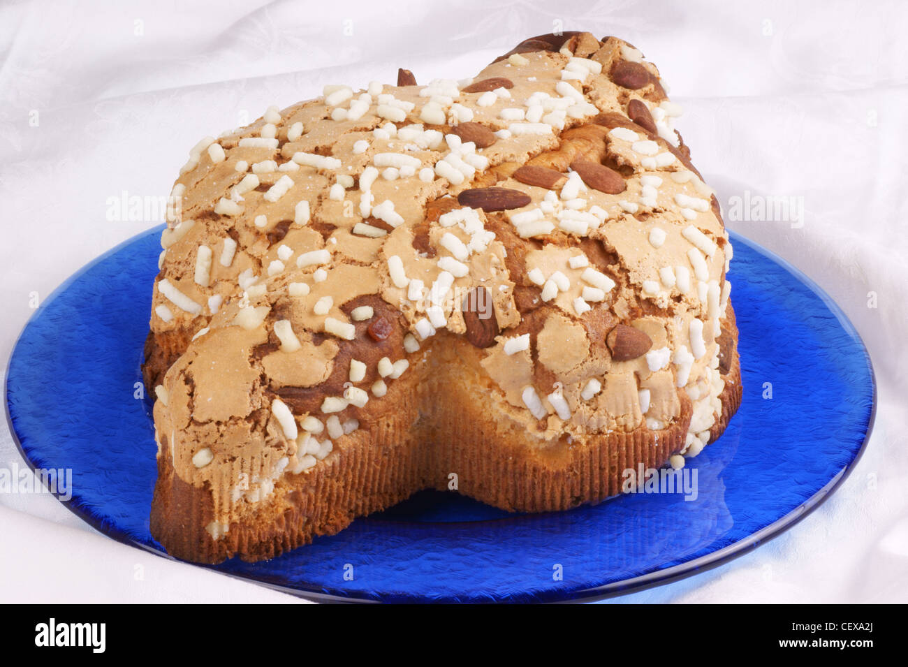 Colomba pasquale (Easter Dove). It is a typical italian eastern cake ...