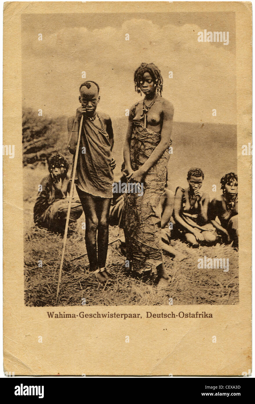 Wahima siblings, German South Africa Stock Photo - Alamy