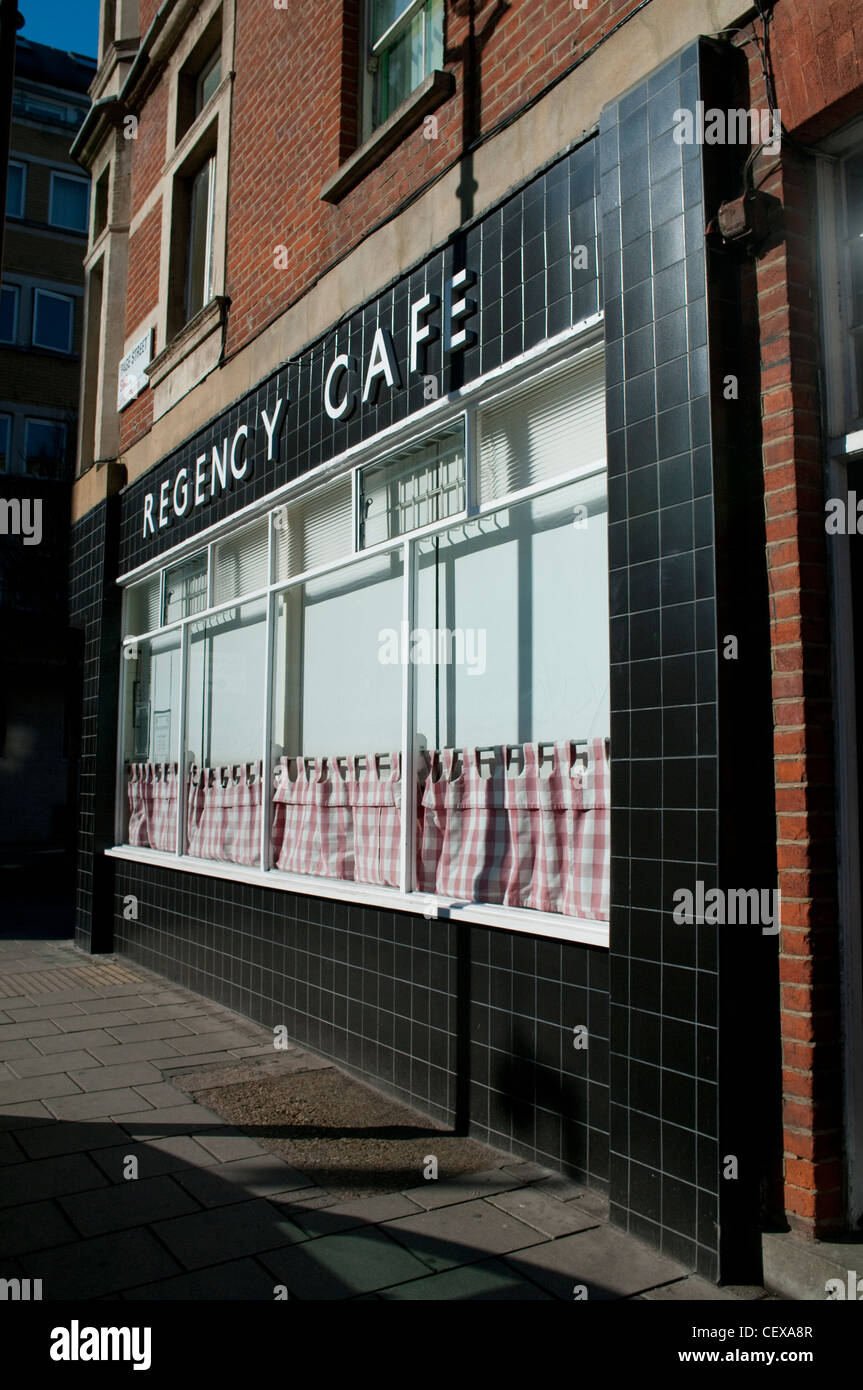 Old Fashioned Cafe, London Stock Photo - Alamy
