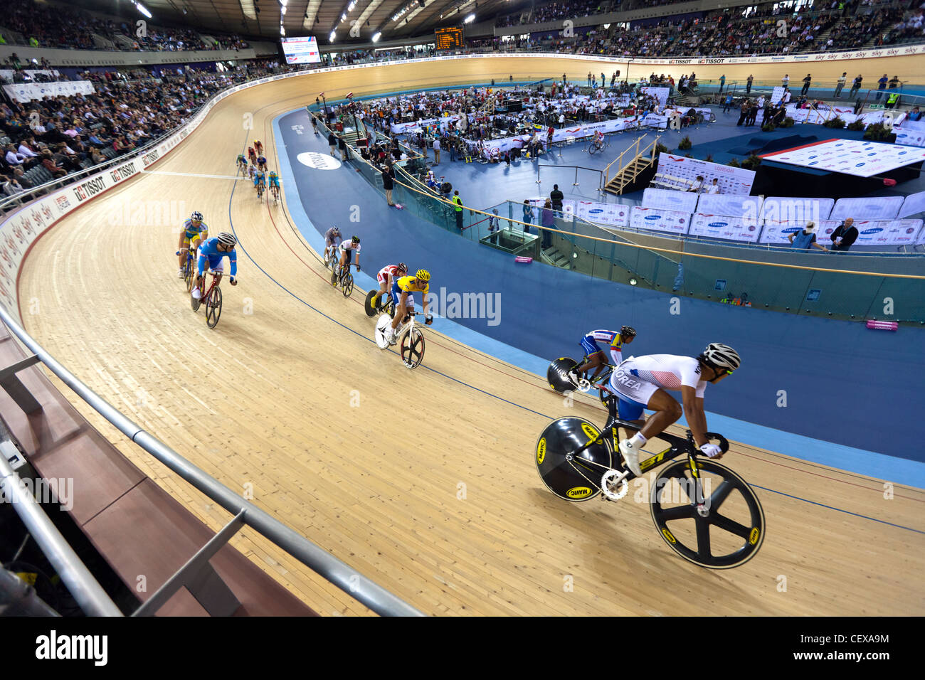 Men's Points Race, Track Cycling World Cup 2012 part of the London ...