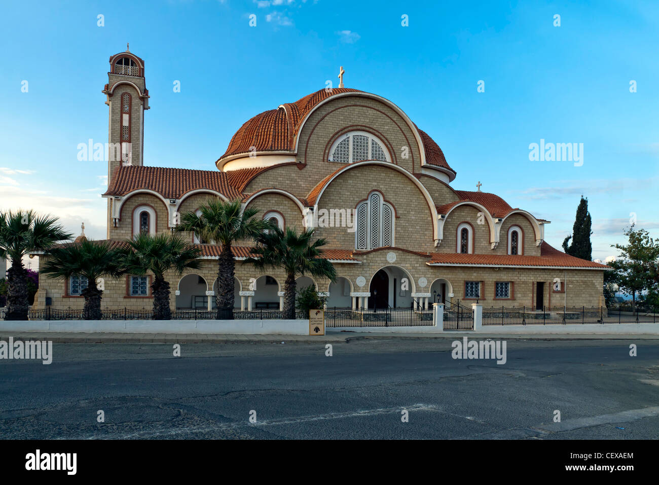 Modern christian church cyprus hi-res stock photography and images - Alamy