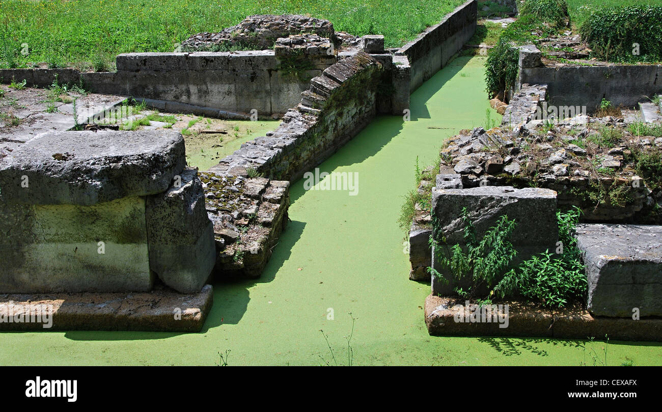 Marsh near the old castle at Aquileia, Italy Stock Photo - Alamy