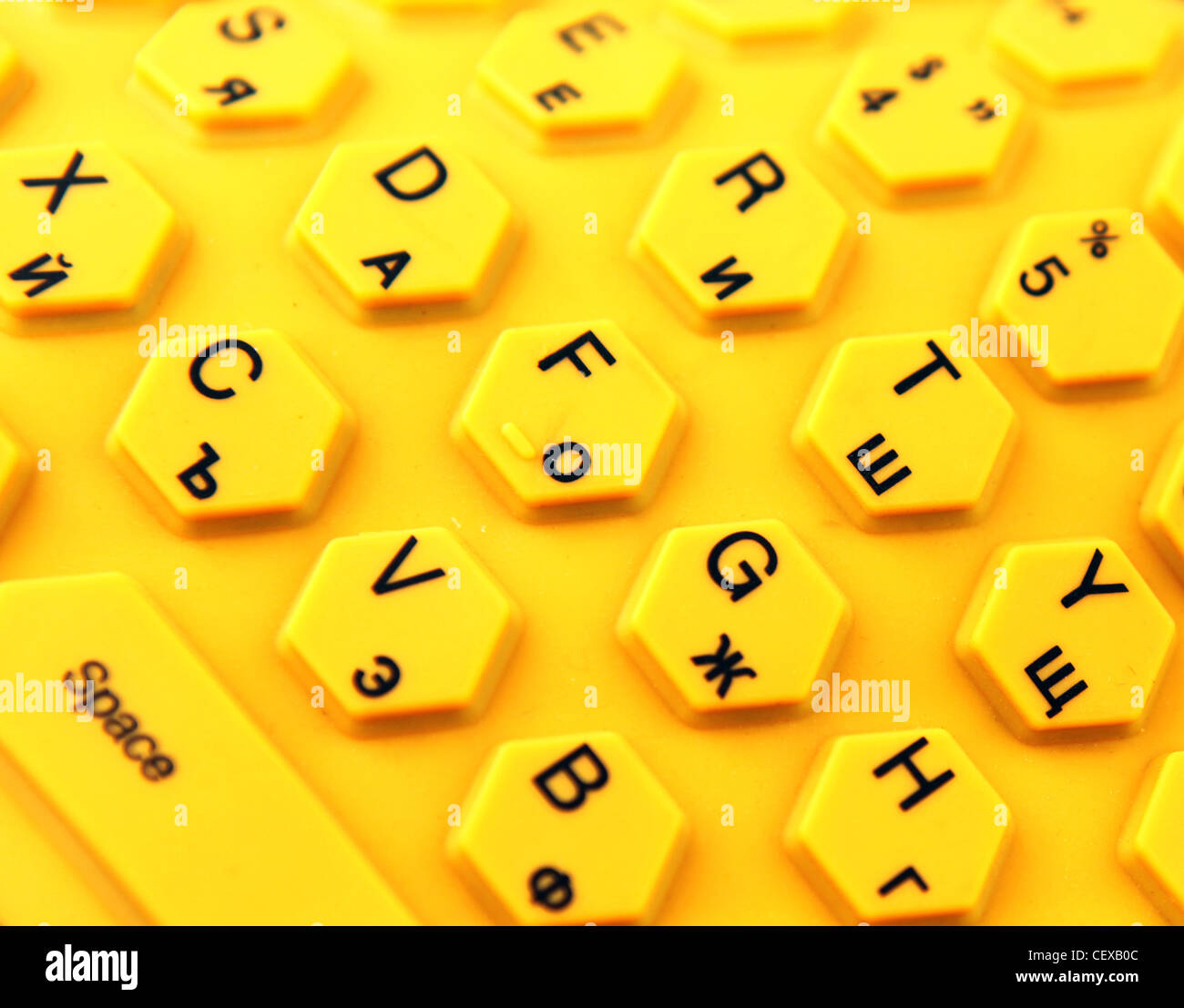 Computer keyboard background Stock Photo - Alamy