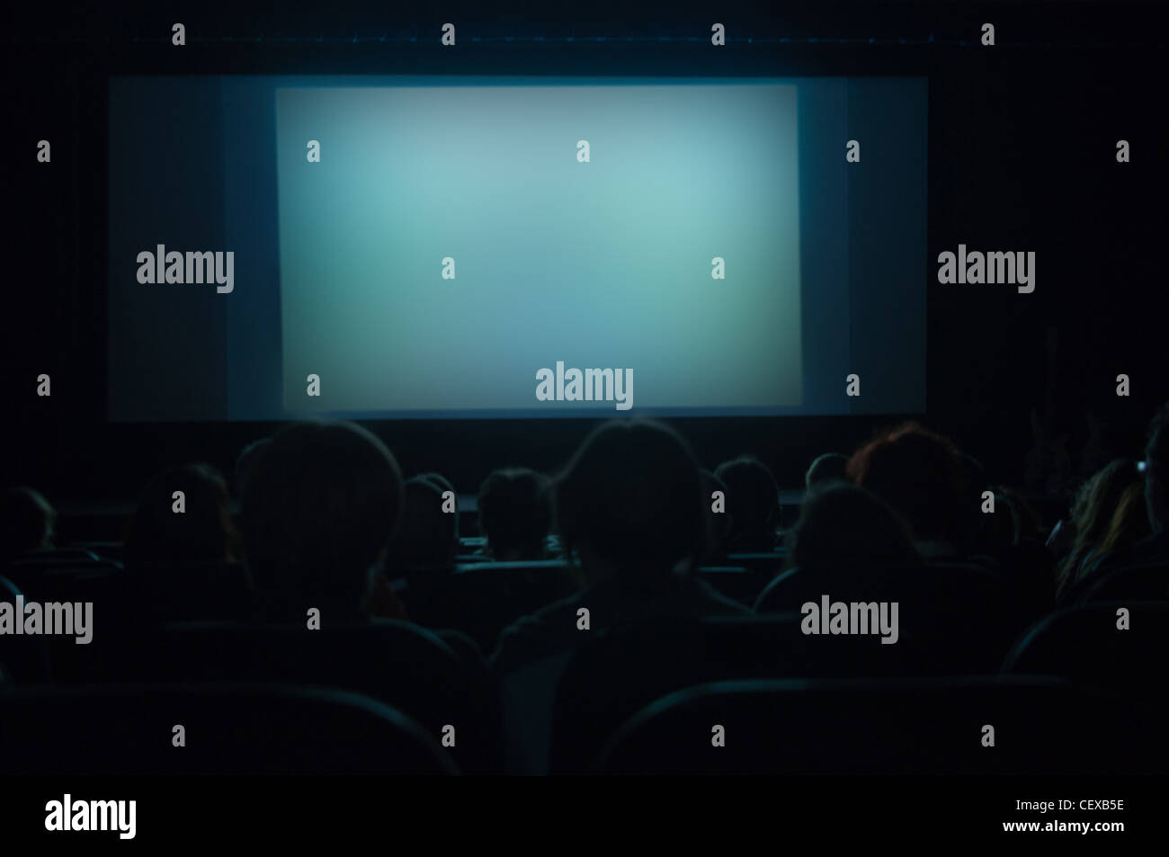 blank cinema screen for your message to place on Stock Photo - Alamy