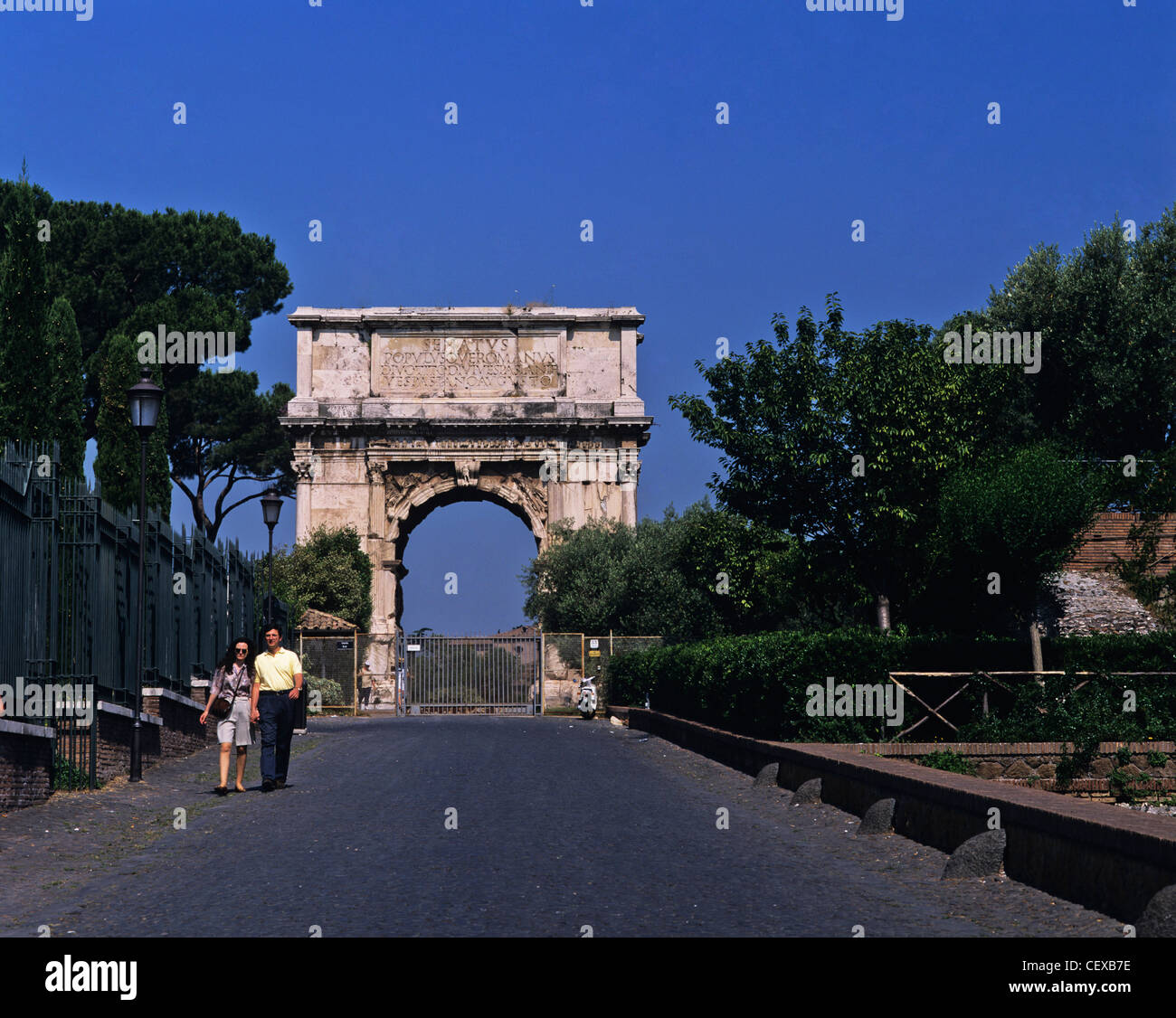 Arch of Titus, Rome, Italy, Europe Stock Photo - Alamy