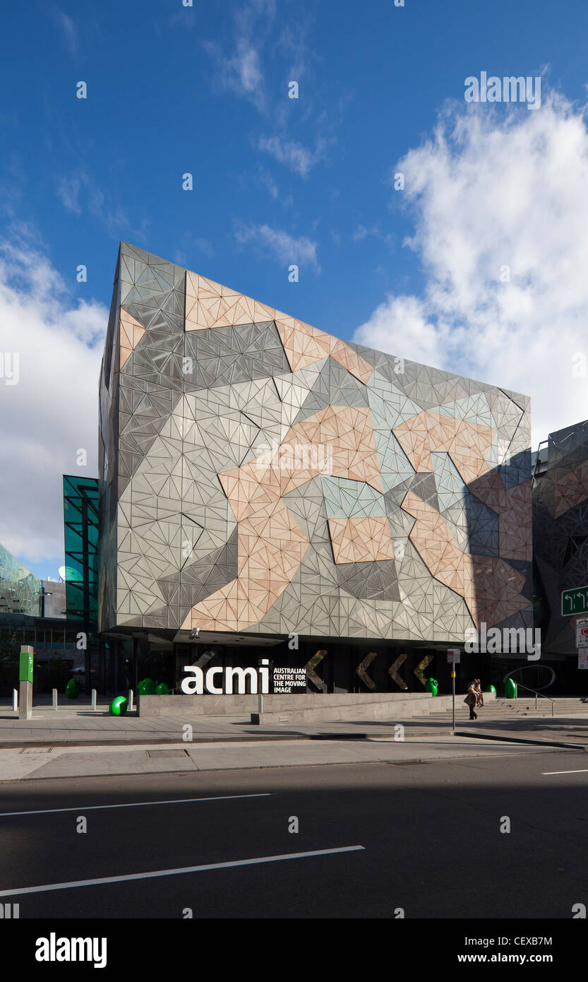 Federation square acmi melbourne hi-res stock photography and images ...