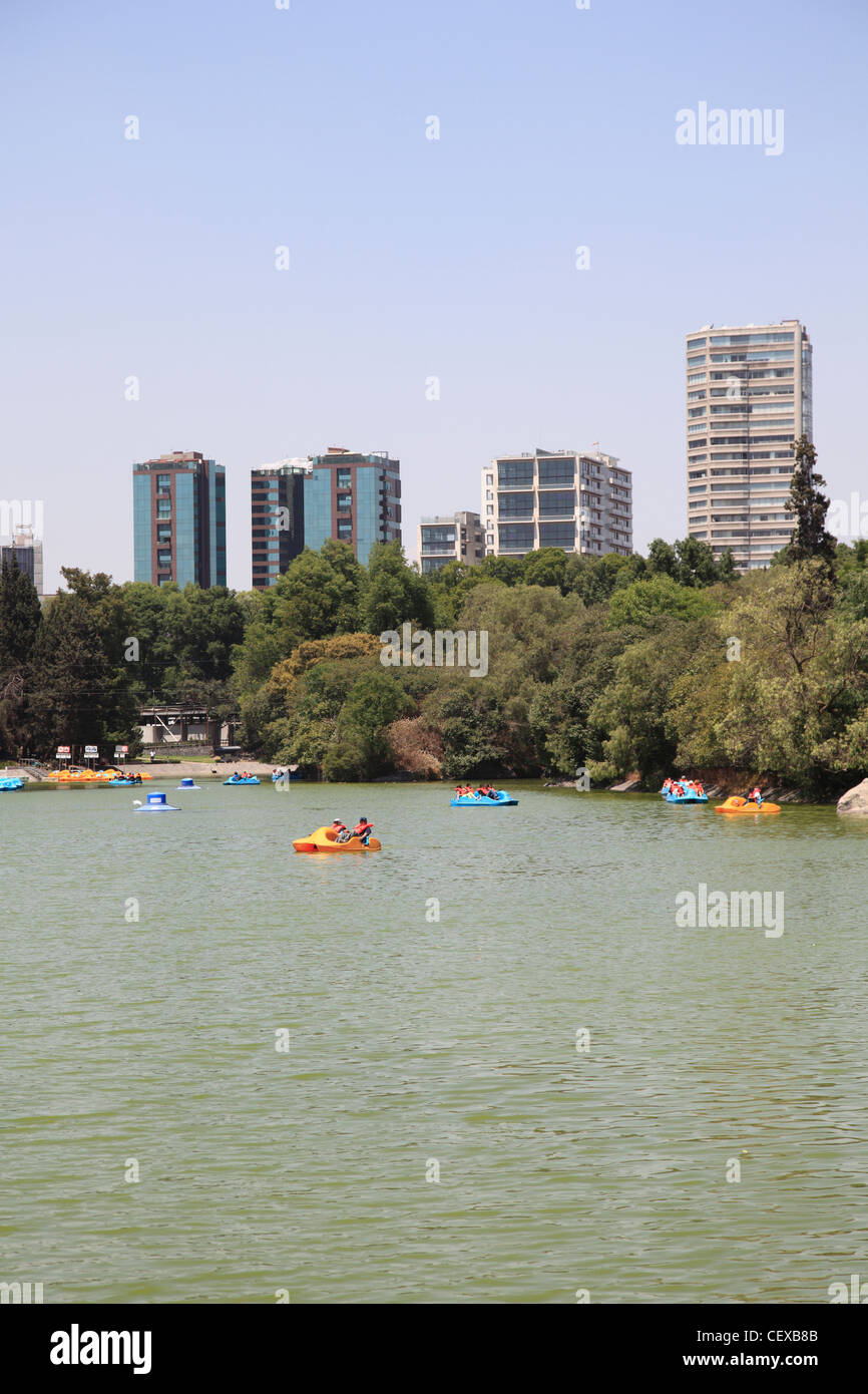 Lake, Chapultepec Park, Bosque de Chapultepec, Chapultepec, Mexico City ...