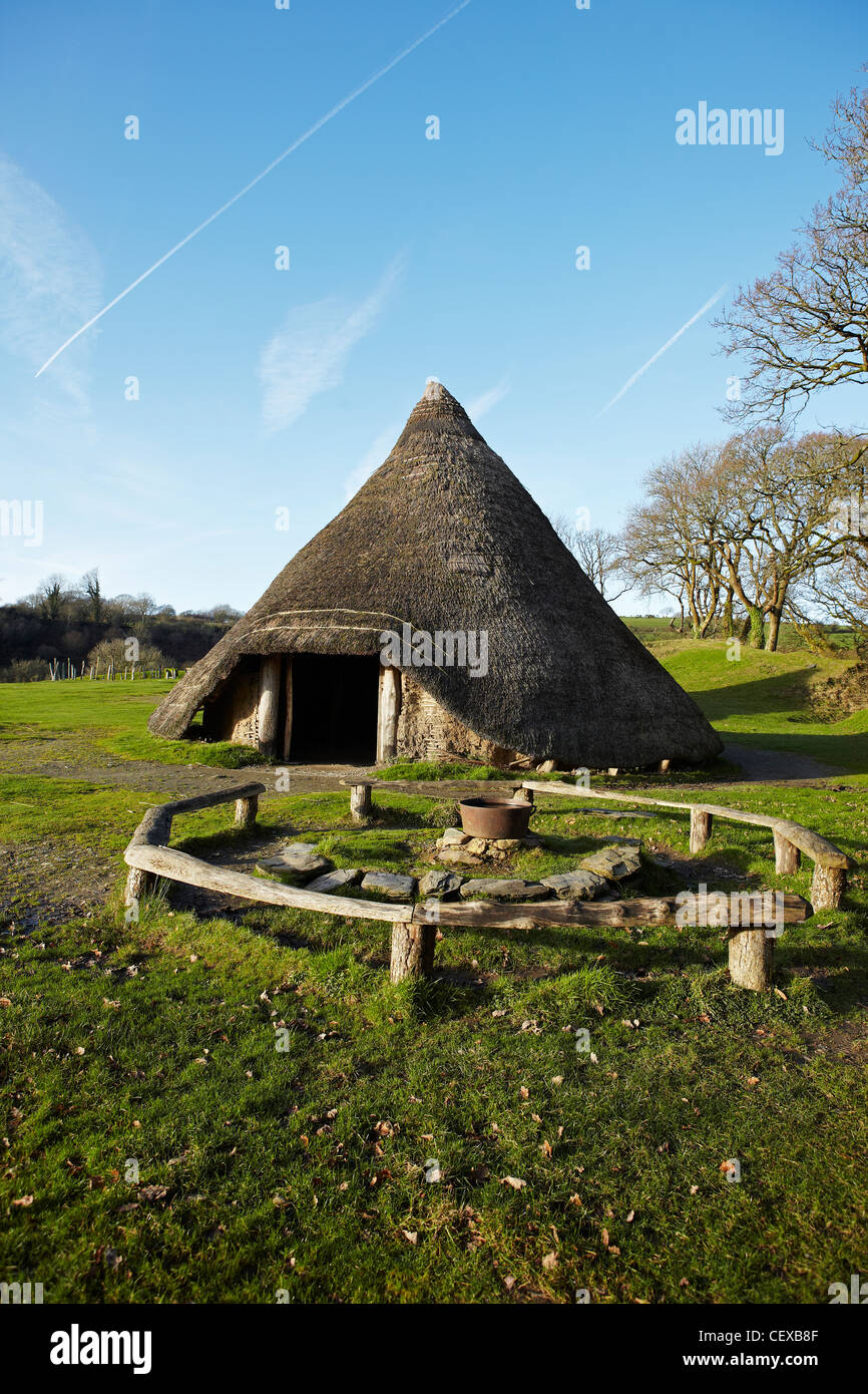 Iron age hill fort reconstruction hi-res stock photography and images ...