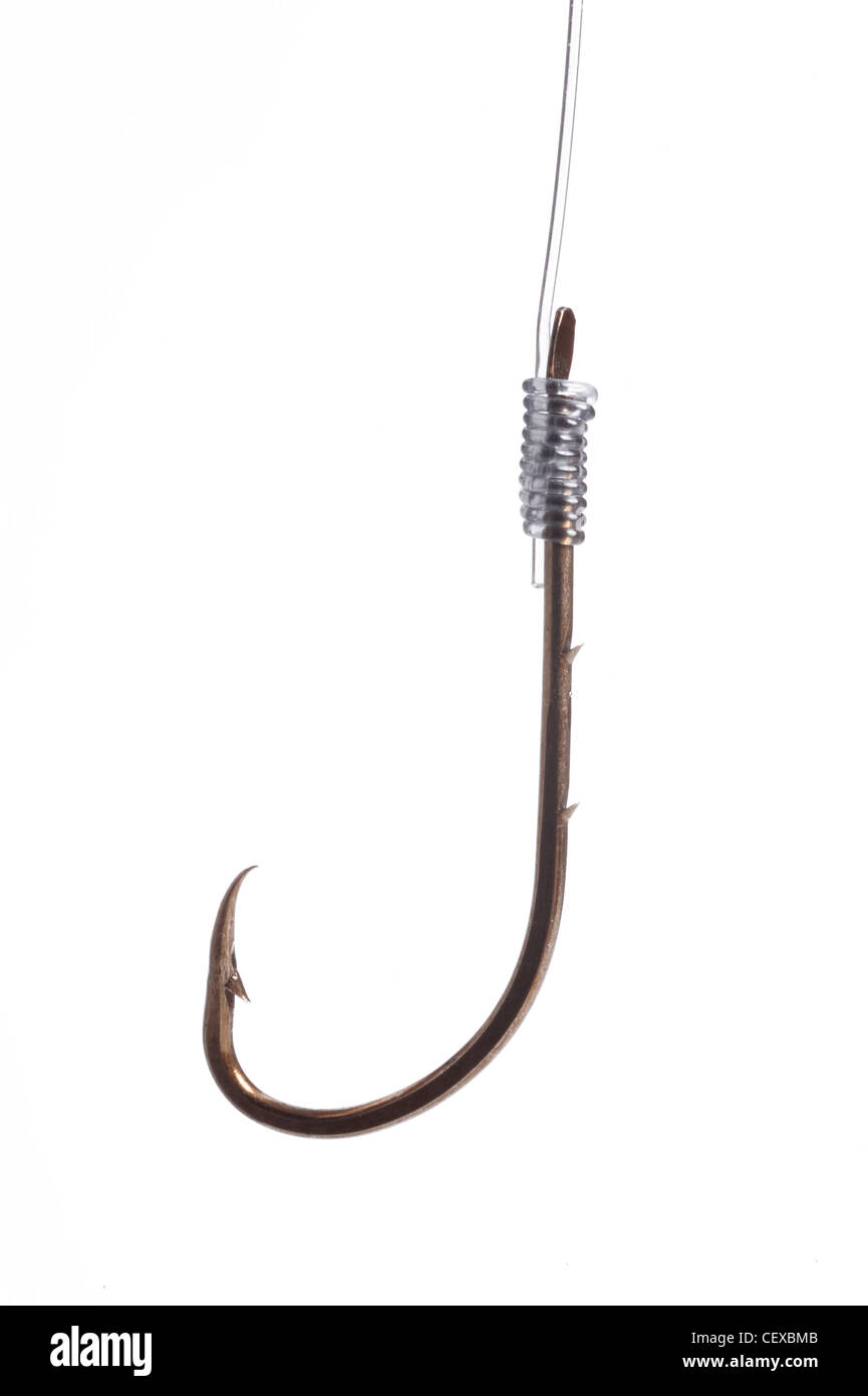fishing hook isolated Stock Photo - Alamy