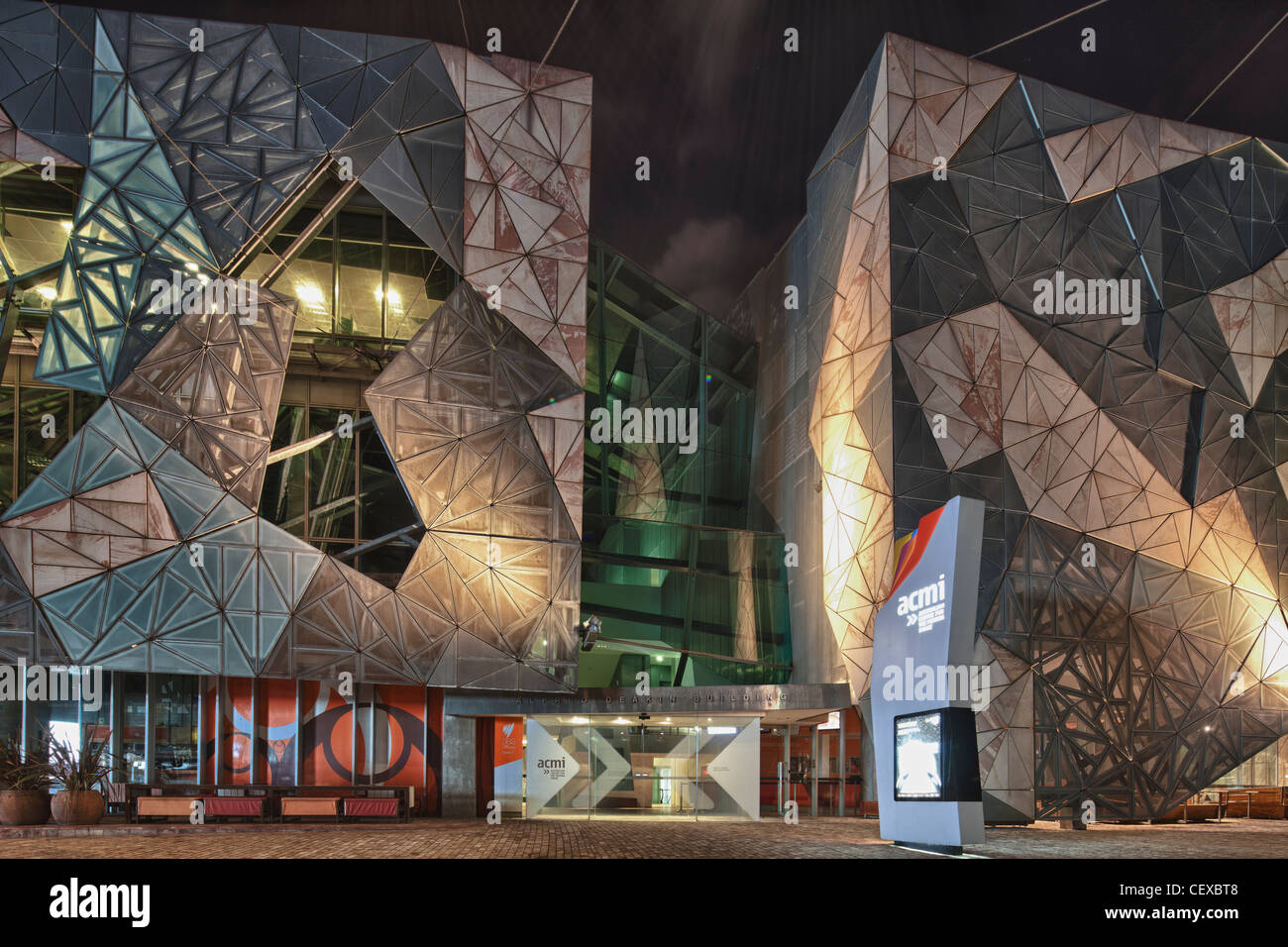 Federation square acmi melbourne hi-res stock photography and images ...