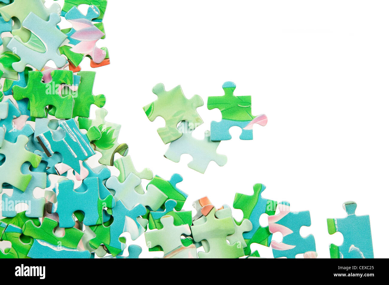 Puzzle shapes hi-res stock photography and images - Alamy