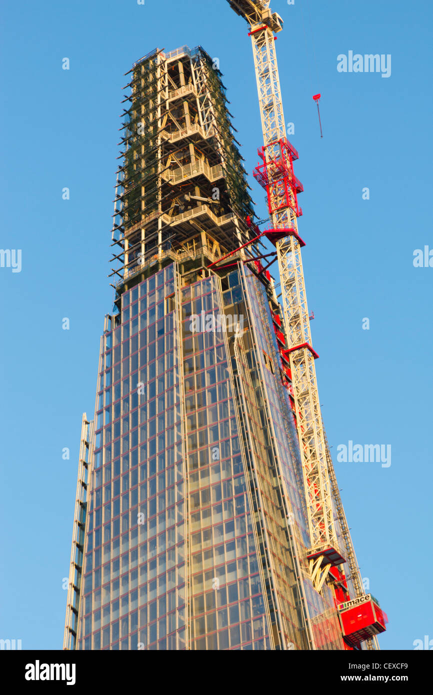 Shard Skyscraper Construction - London Stock Photo - Alamy