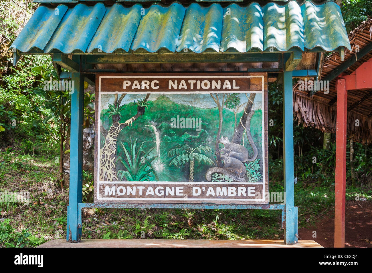 Entrance to Parc National, Amber Mountain, Madagascar Stock Photo - Alamy