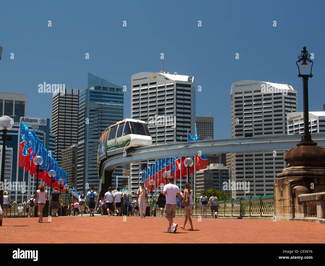 Sydney monorail hi-res stock photography and images - Alamy