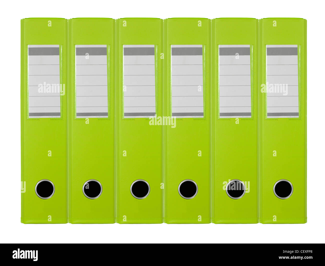 A4 ring binder files isolated against a white background Stock Photo ...