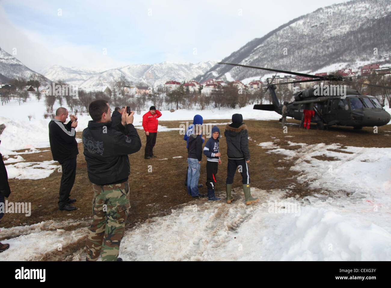 Soldiers from U.S. Army Europe’s 12th Combat Aviation Brigade conduct a ...