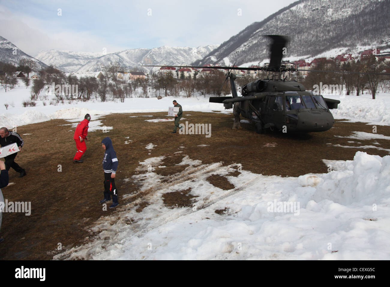 Soldiers from U.S. Army Europe’s 12th Combat Aviation Brigade conduct a ...