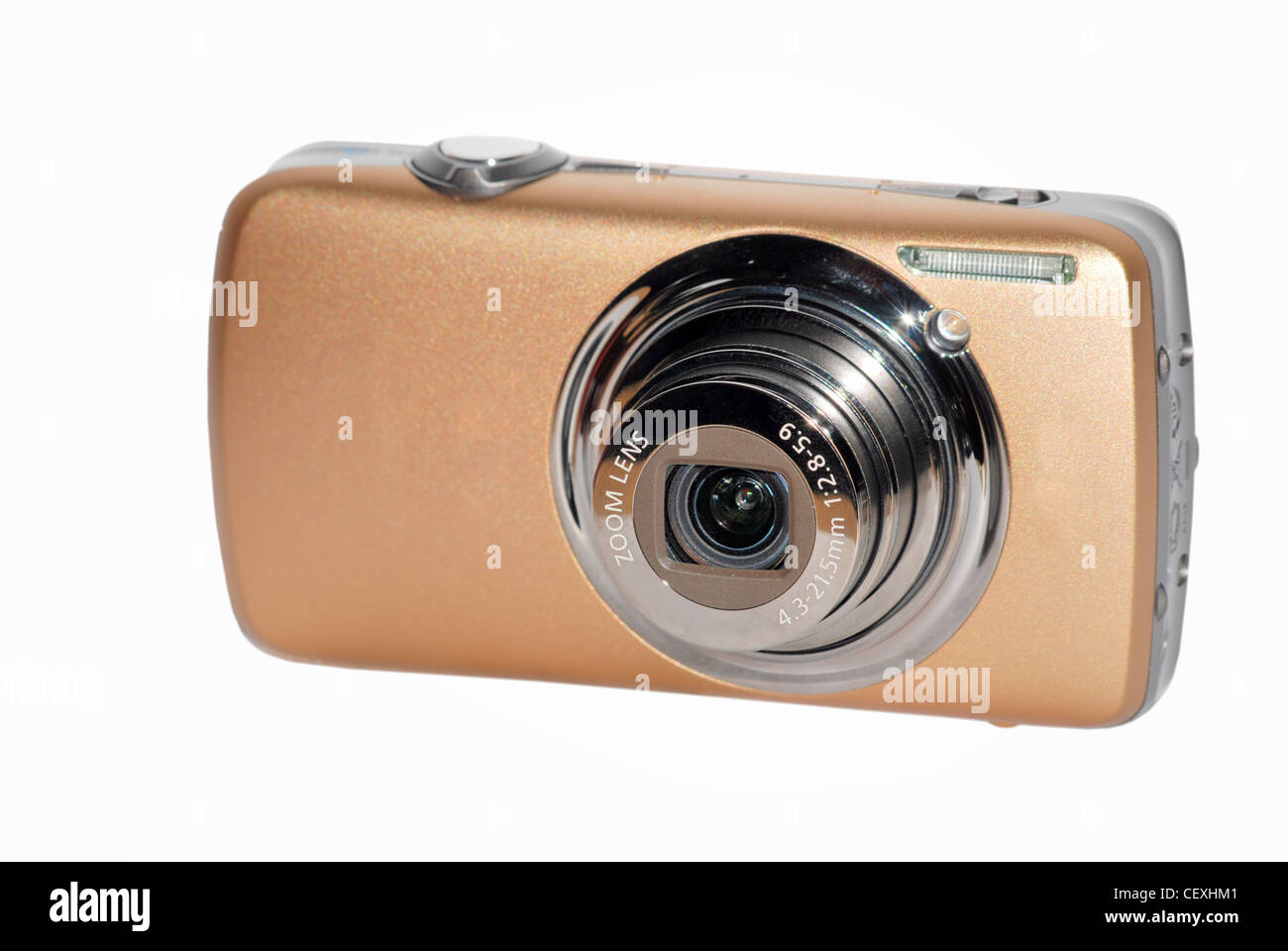 Shutter modern digital camera in Cut Out Stock Images & Pictures - Alamy