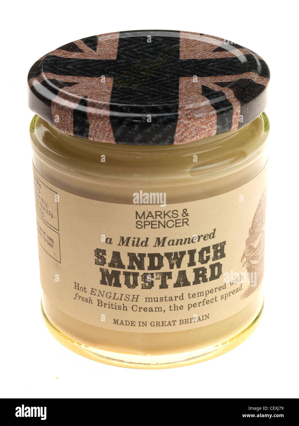Jar Mild Sandwich Mustard Stock Photo - Alamy