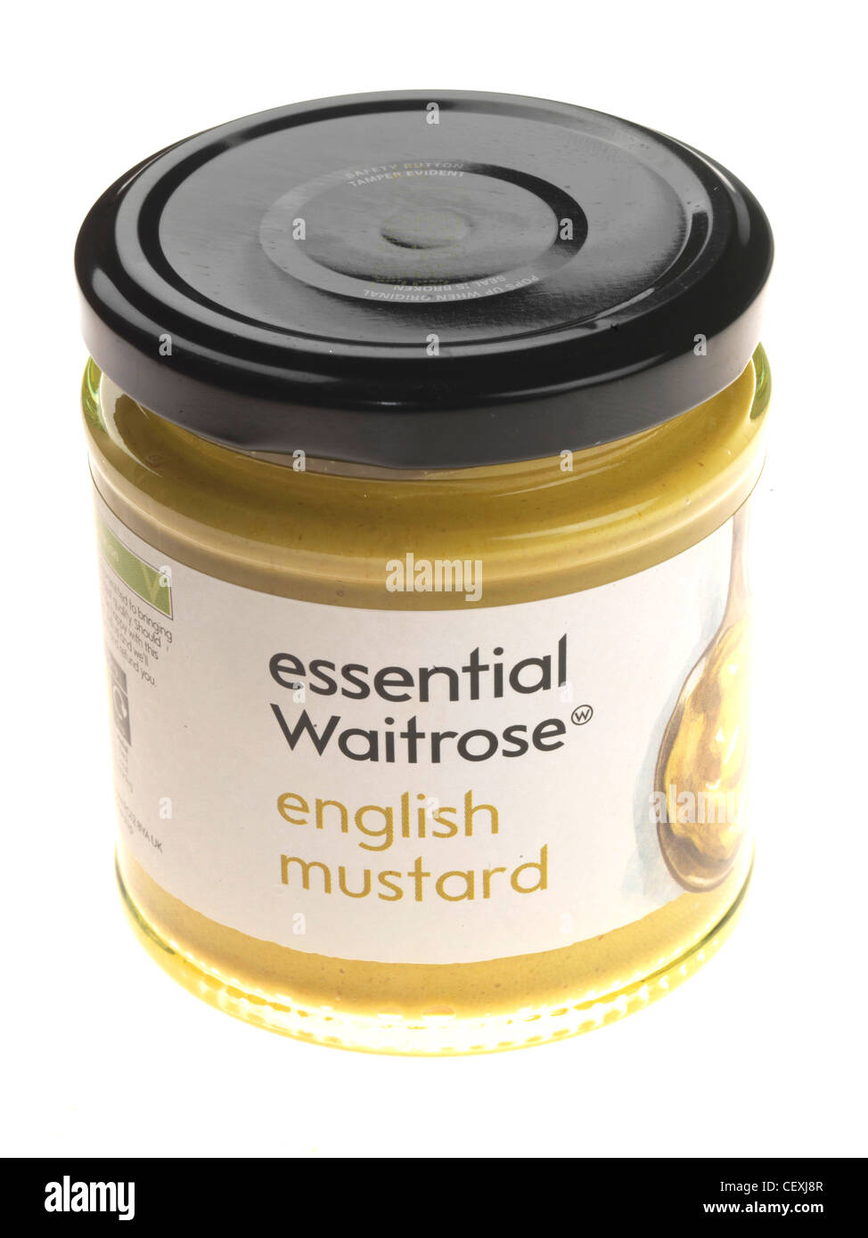 Jar of English Mustard Stock Photo - Alamy