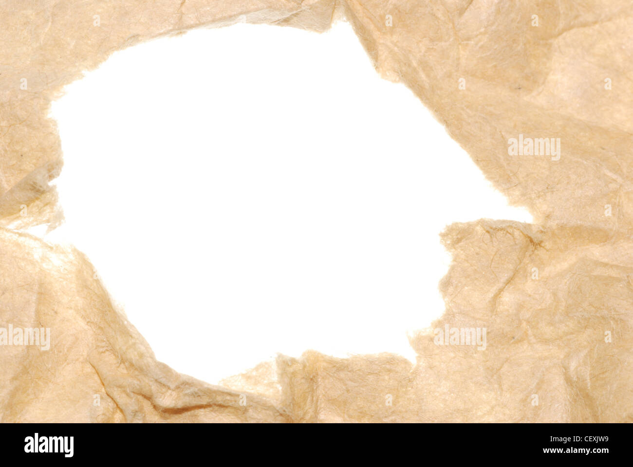 torn paper hole frame background Stock Photo - Alamy