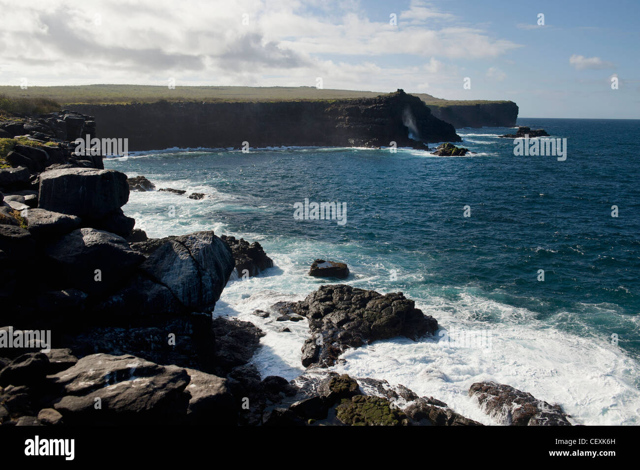 the coastline of espanola island; galapagos, equador Stock Photo - Alamy