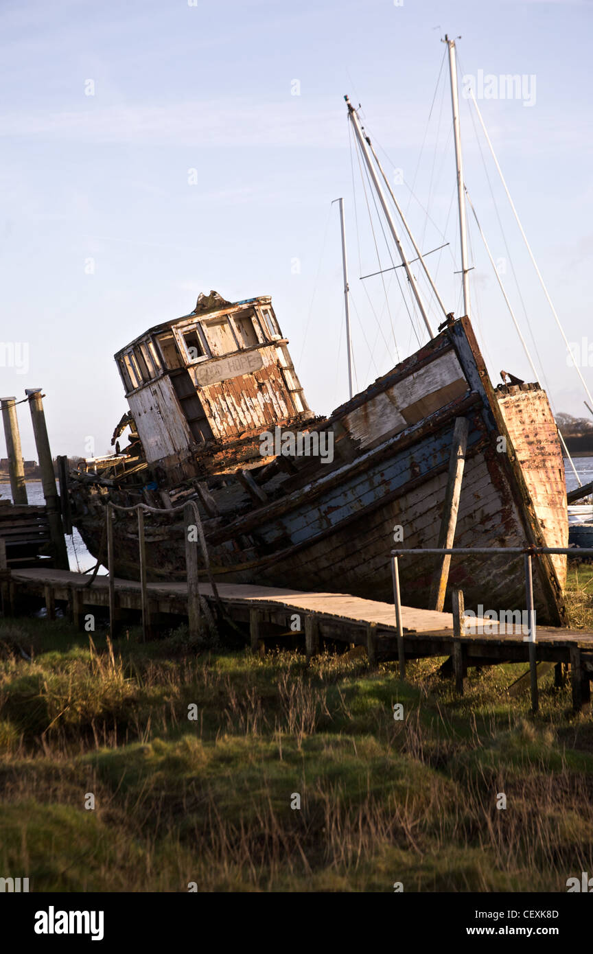 Old Fishing Vessel Stock Photo - Alamy