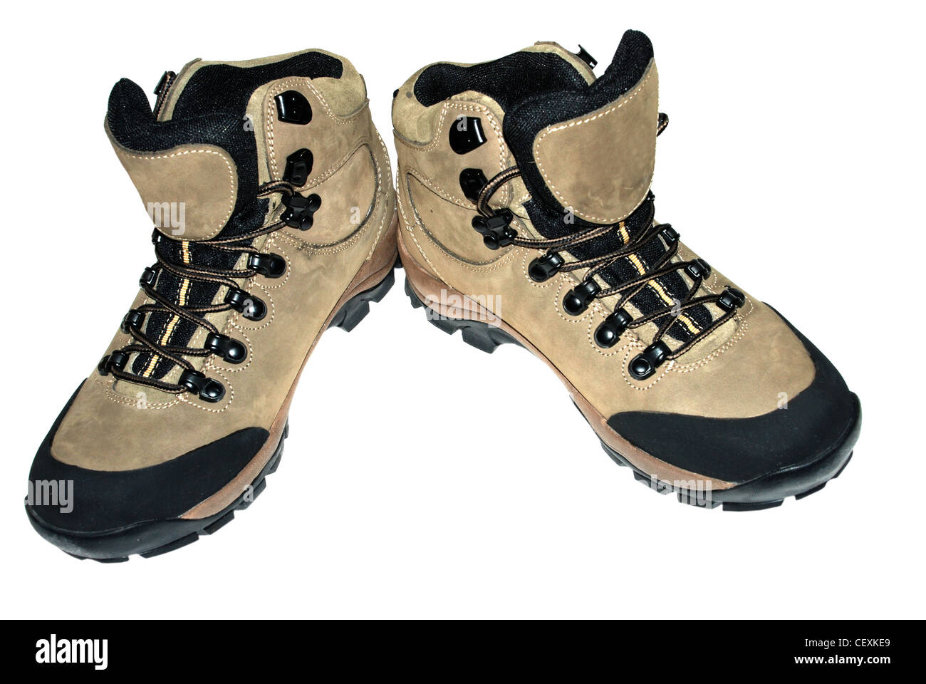 hiking boot isolated in white background Stock Photo - Alamy