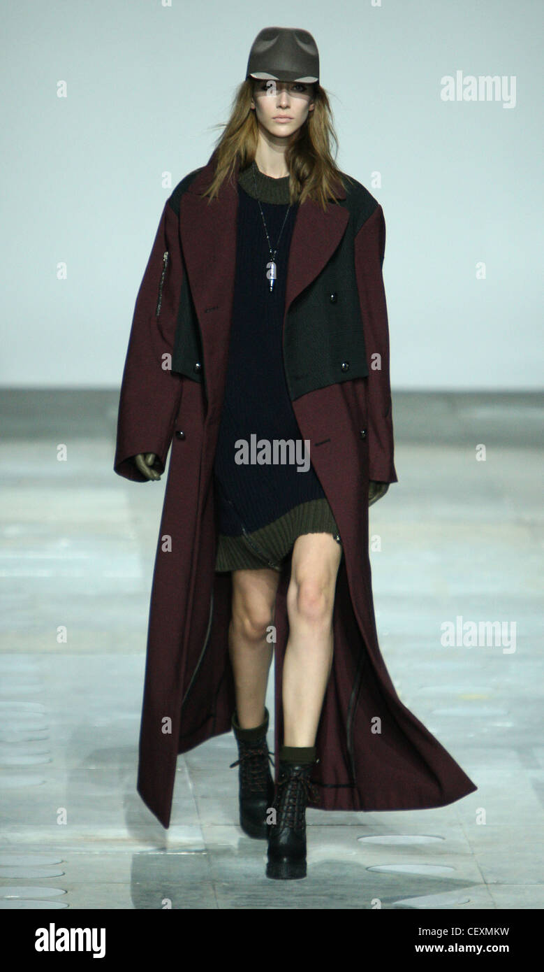 Unique Runway AW 2012/13 during London Fashion week at Topshop Show ...