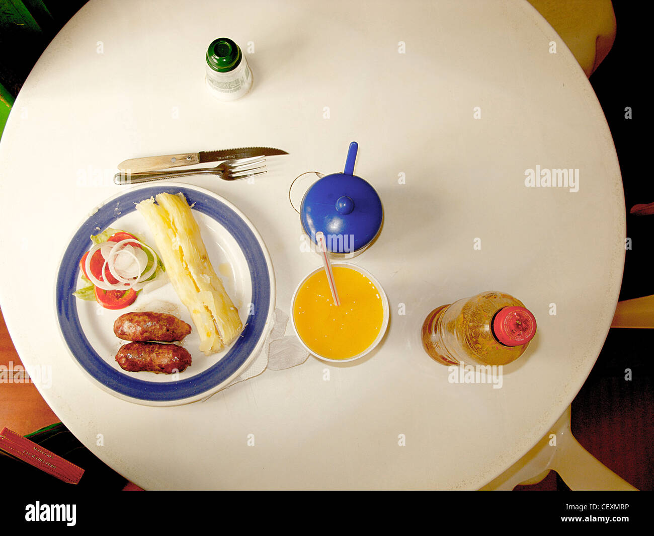 classic colombian breakfast Stock Photo - Alamy