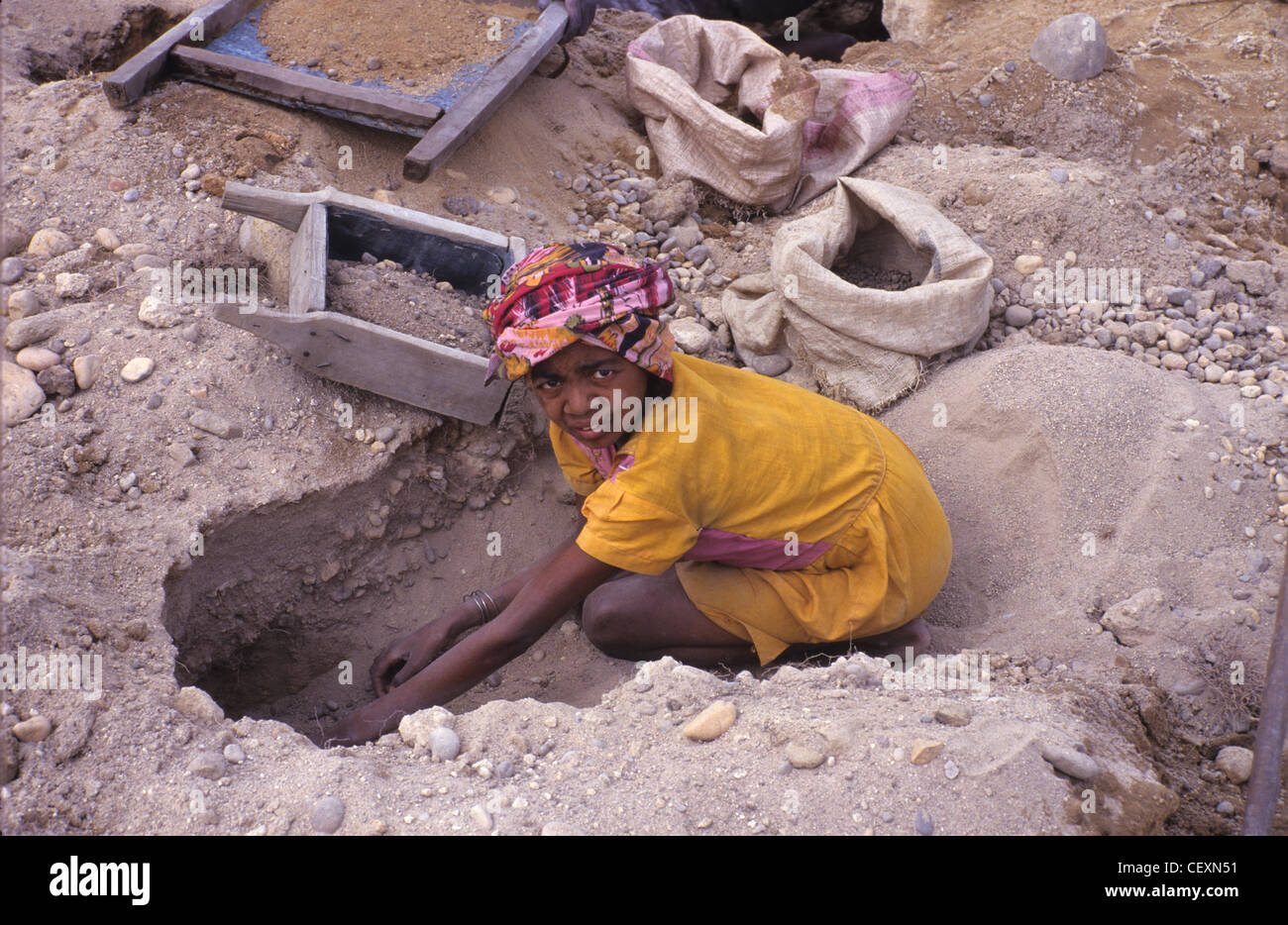 Child mining labour hi-res stock photography and images - Alamy