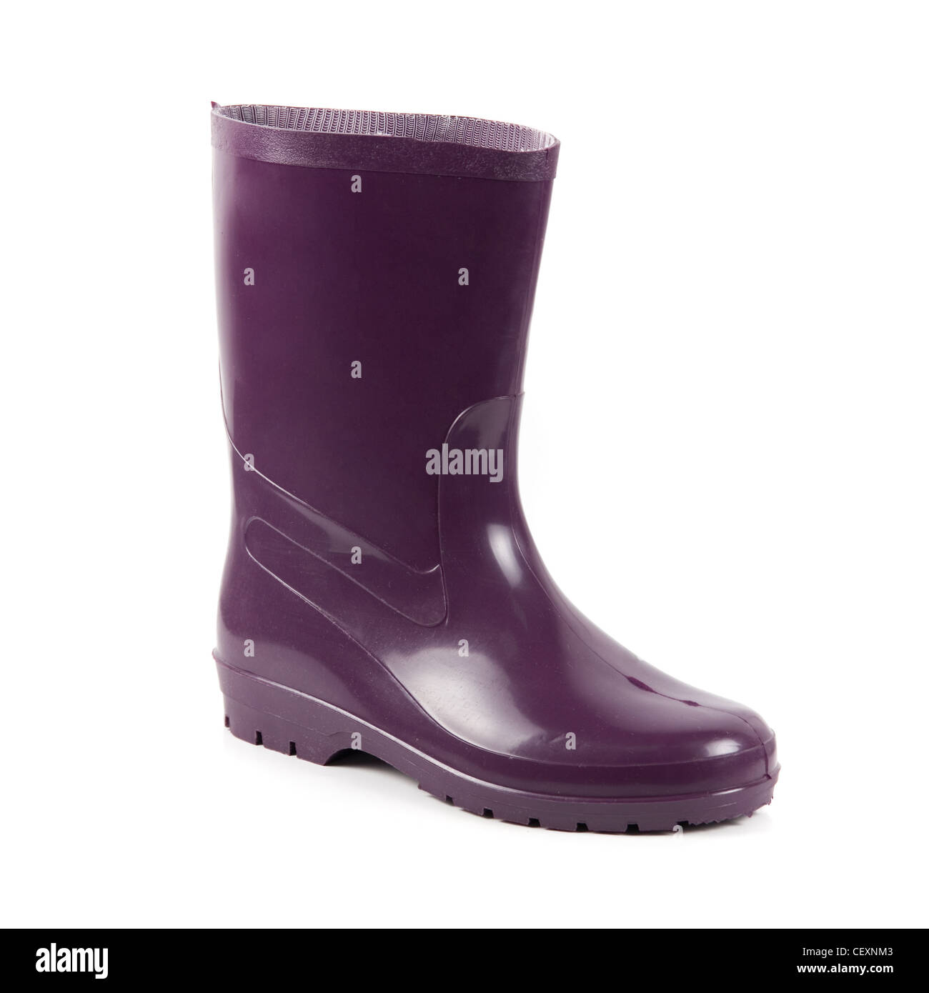 wellington boot isolated on a white background Stock Photo - Alamy