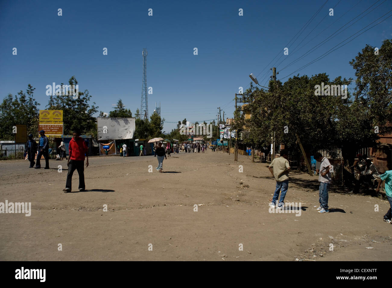 Street scene in Lalibela in Ethiopia Stock Photo - Alamy