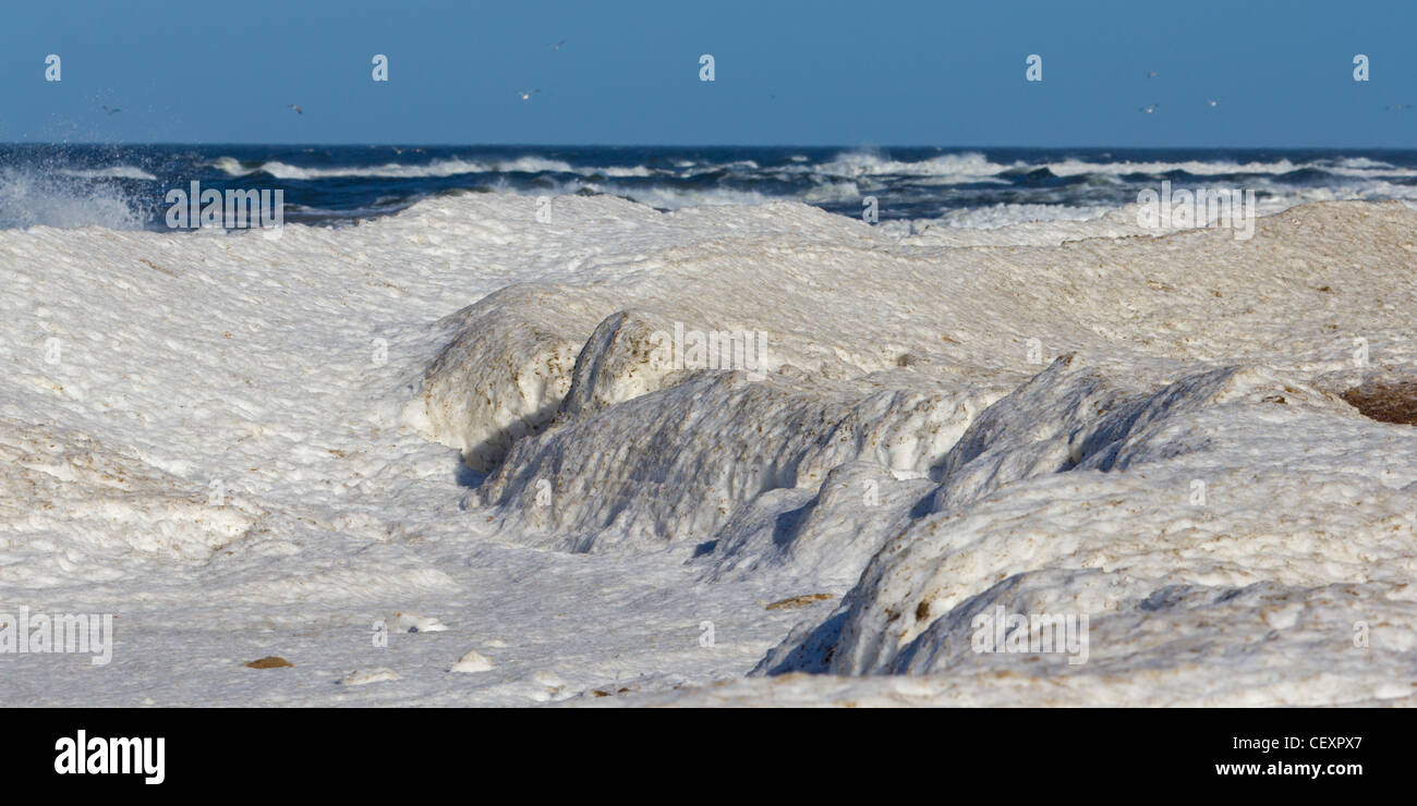 Winter in Rewal, Poland Stock Photo - Alamy