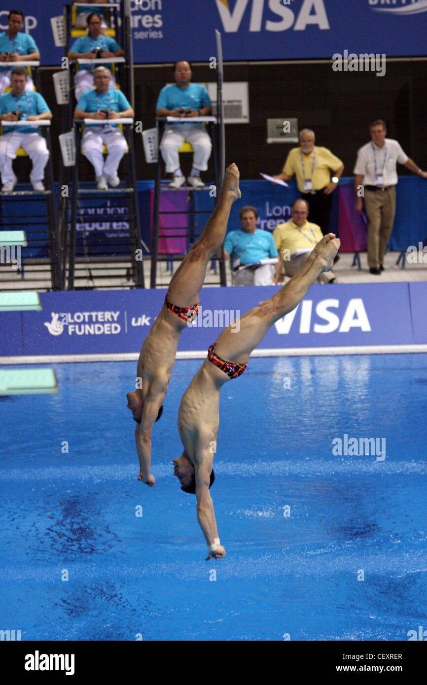 Patrick HAUSDING, Sascha KLEIN (GER) in the Synchronised 10m Platform ...
