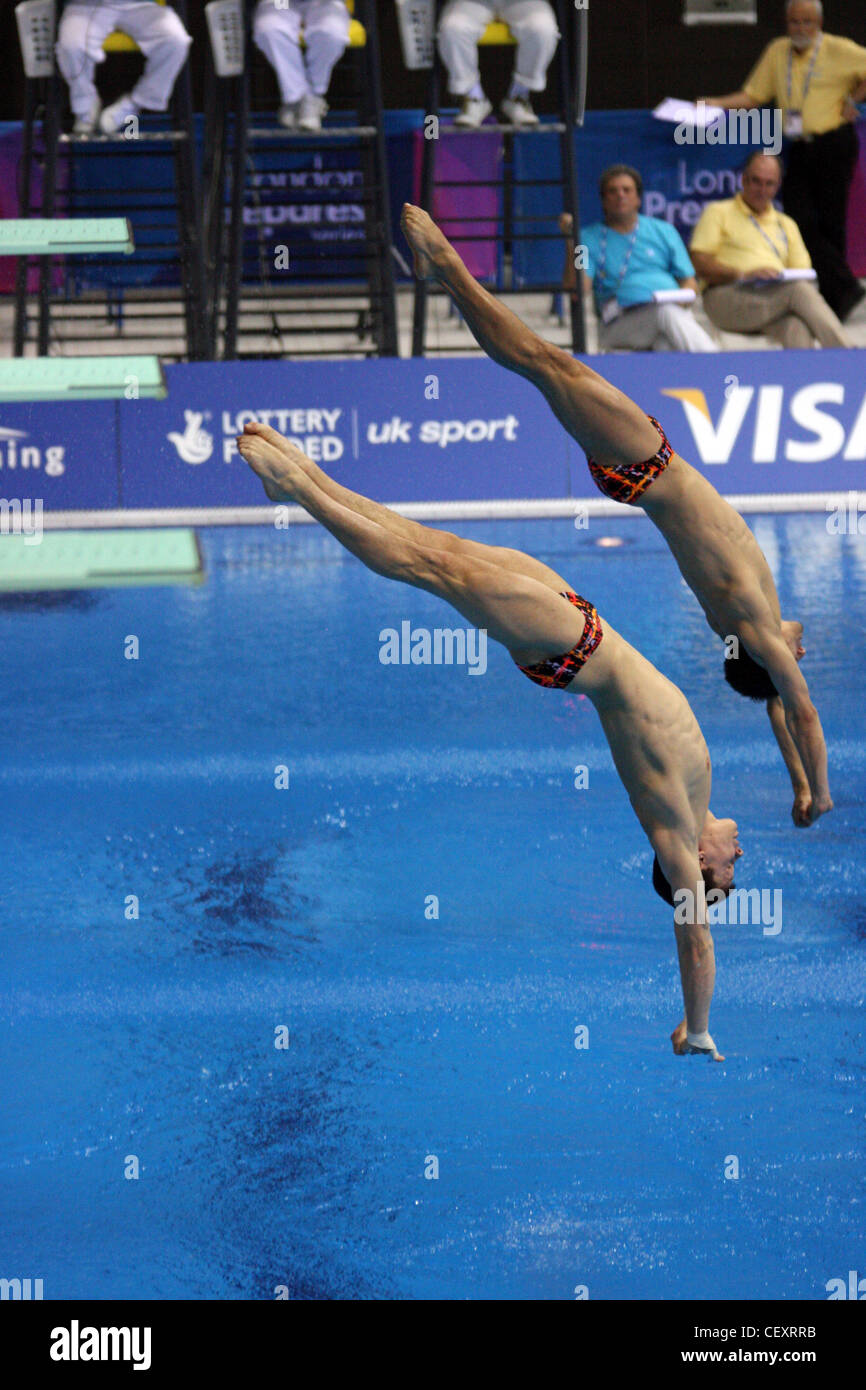 Patrick HAUSDING, Sascha KLEIN (GER) in the Synchronised 10m Platform ...