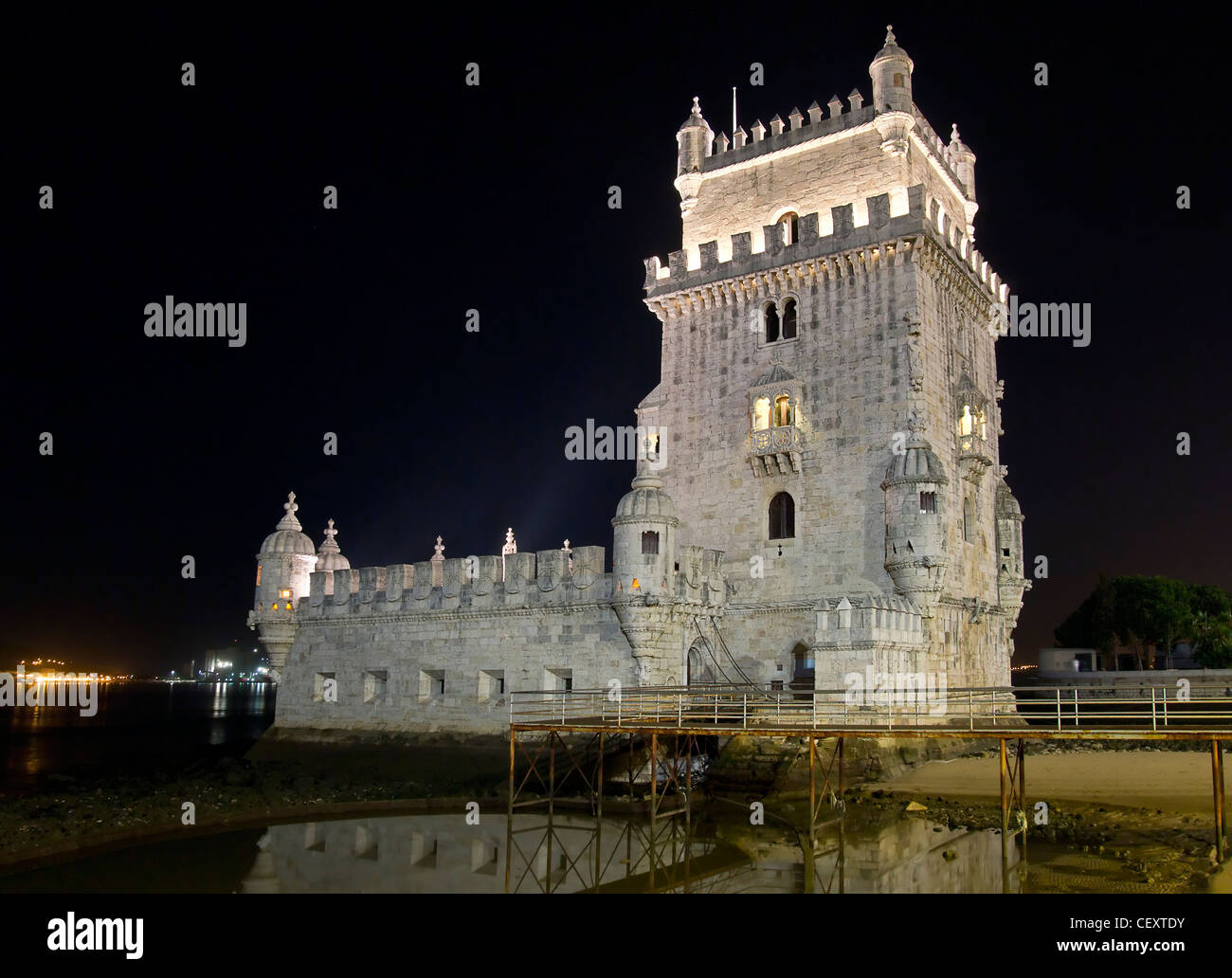 Belem tower turrets hi-res stock photography and images - Alamy