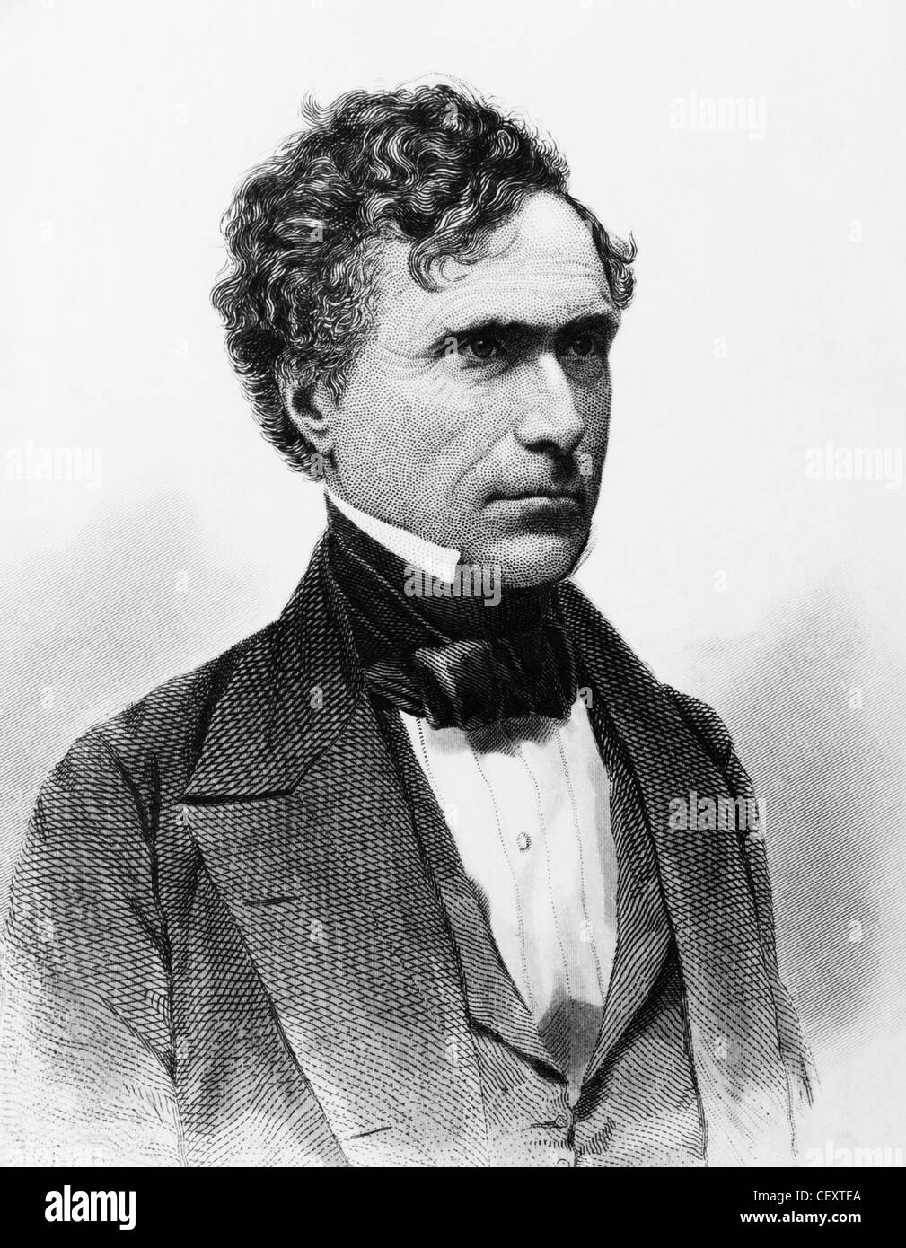 Vintage portrait of Franklin Pierce (1804 - 1869) - the 14th US ...