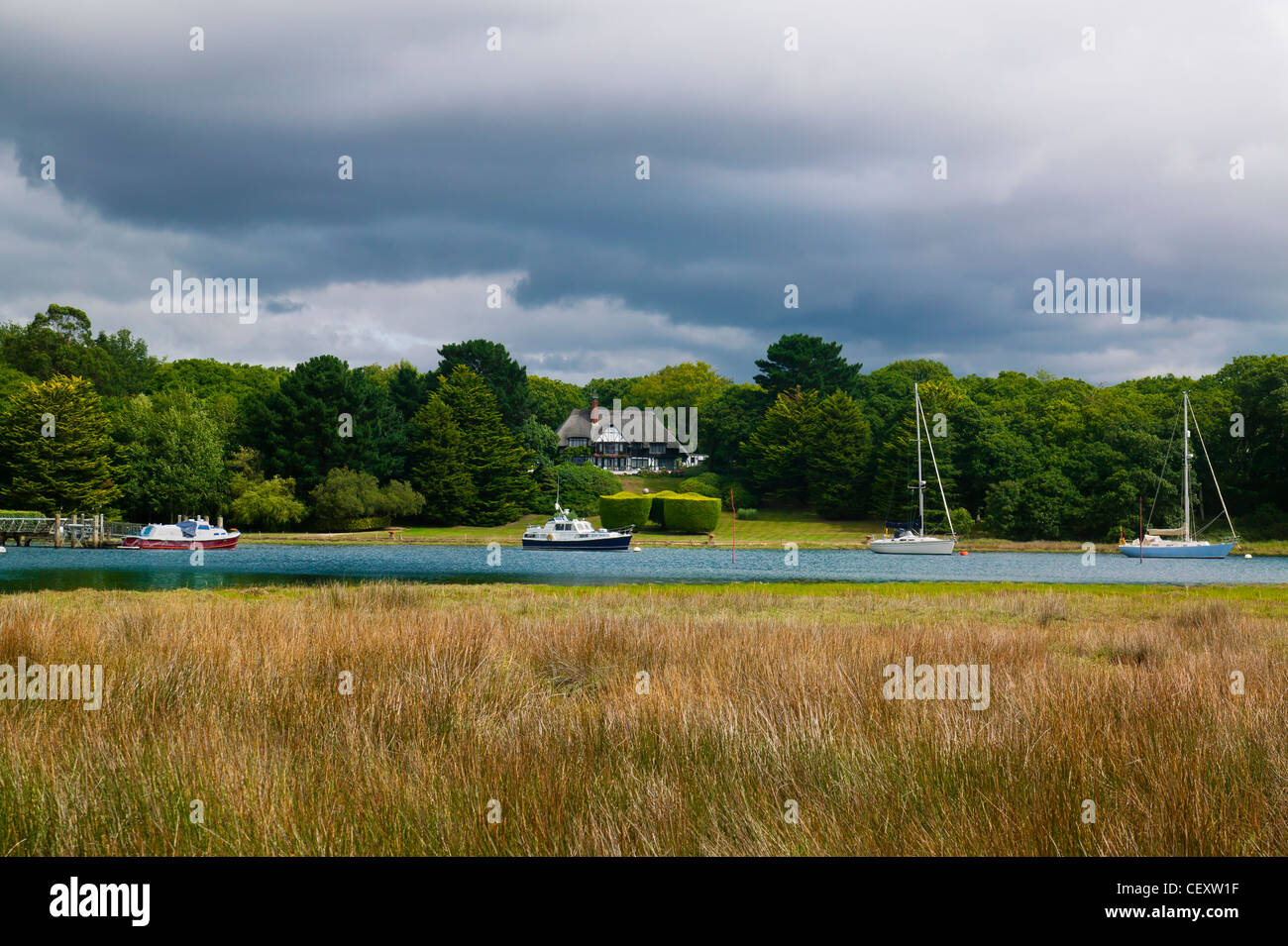 Beaulieu's River, The New Forest National Park, Hampshire,UK Stock ...
