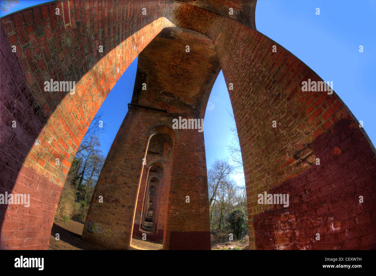 Hdr Arches wide angle Stock Photo - Alamy