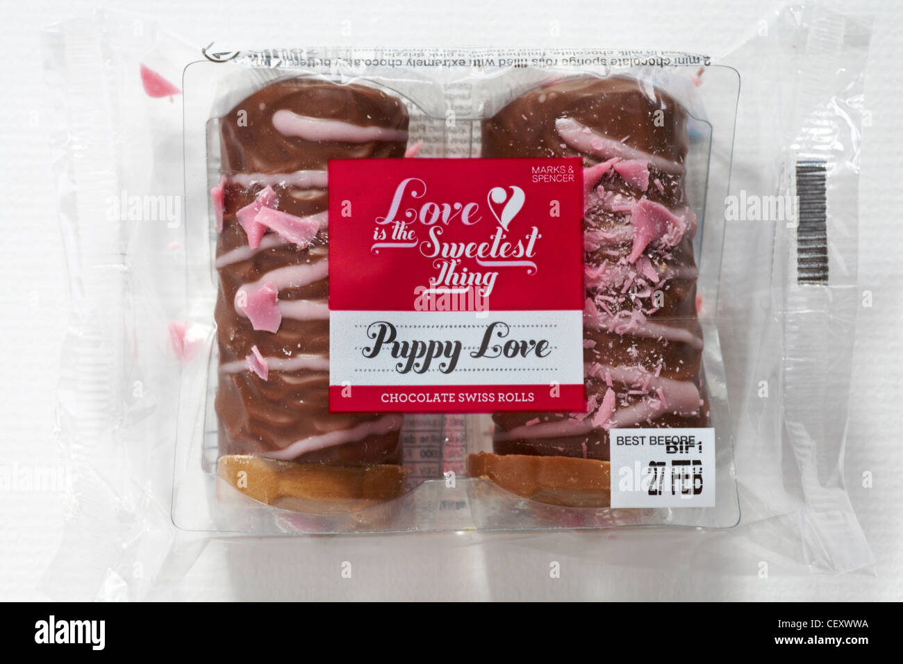 Swiss roll packet hi-res stock photography and images - Alamy